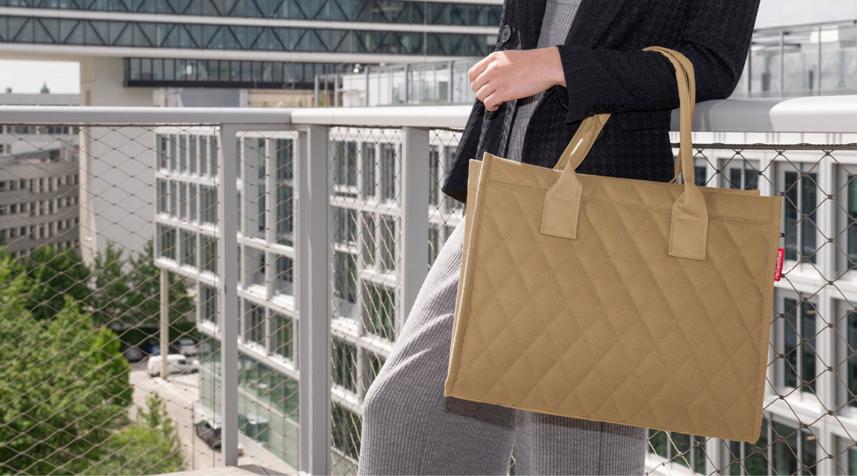 reisenthel® carrybag frame rhombus olive (Einkaufskorb,olive)